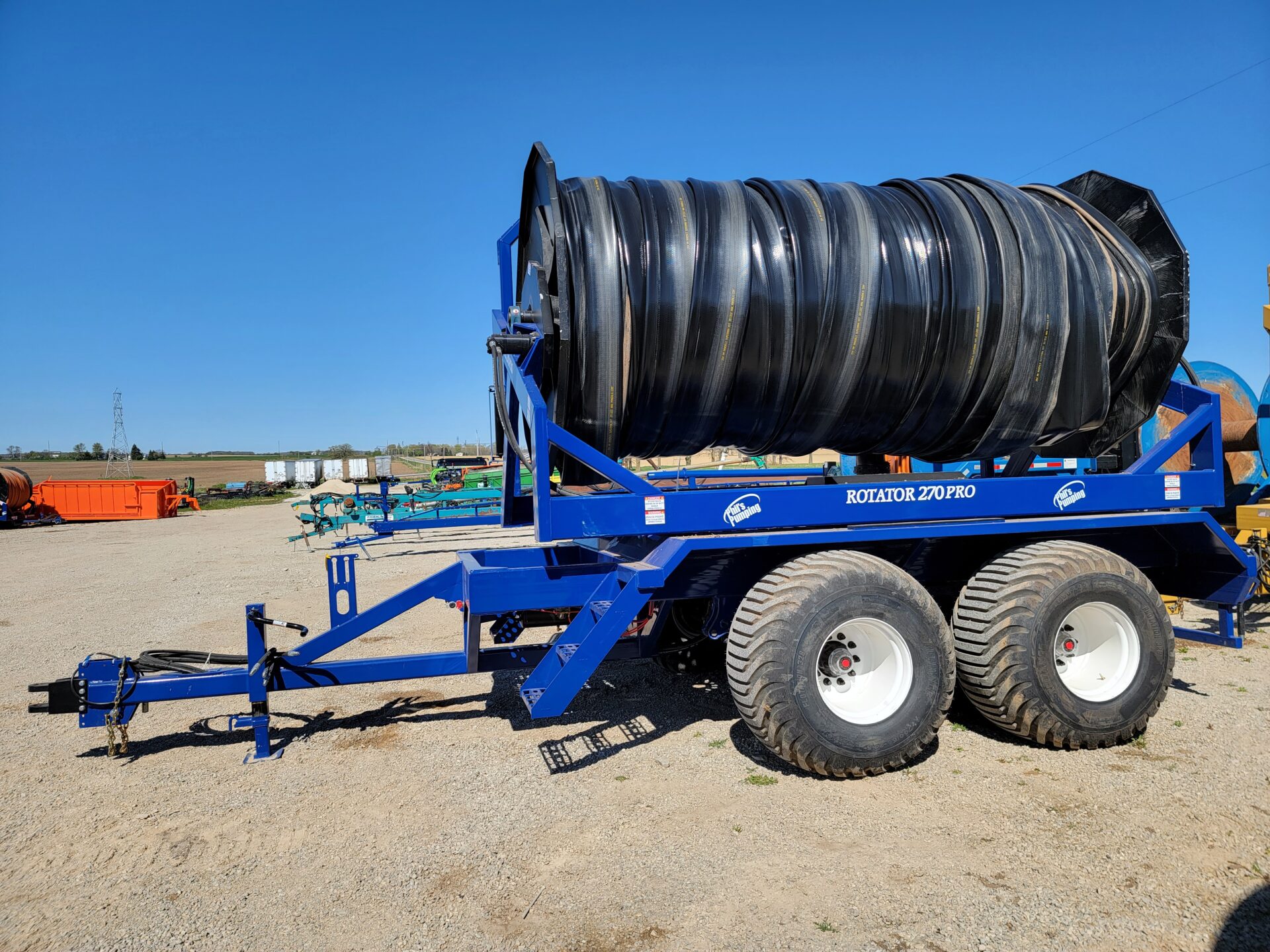 Liquid Manure Injection Hose Reels | Phil's Pumping and Fabricating