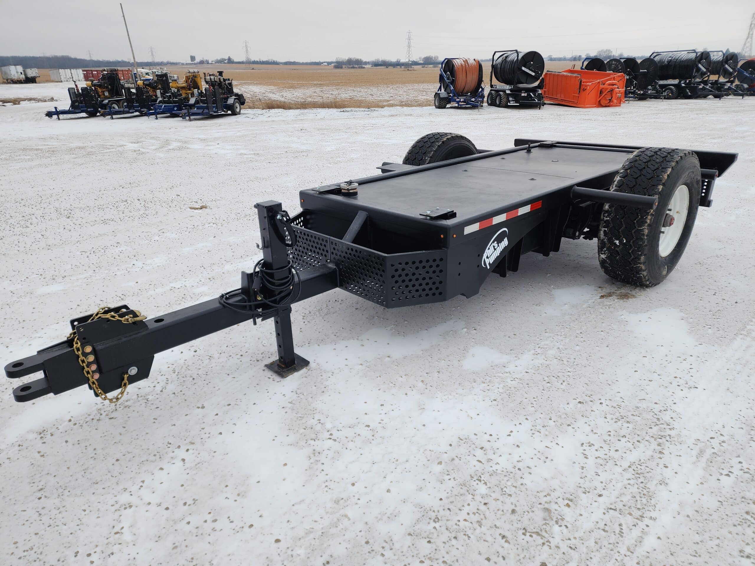 Single Axle Pump Trailer | Hydraulic Jack Pump Trailer