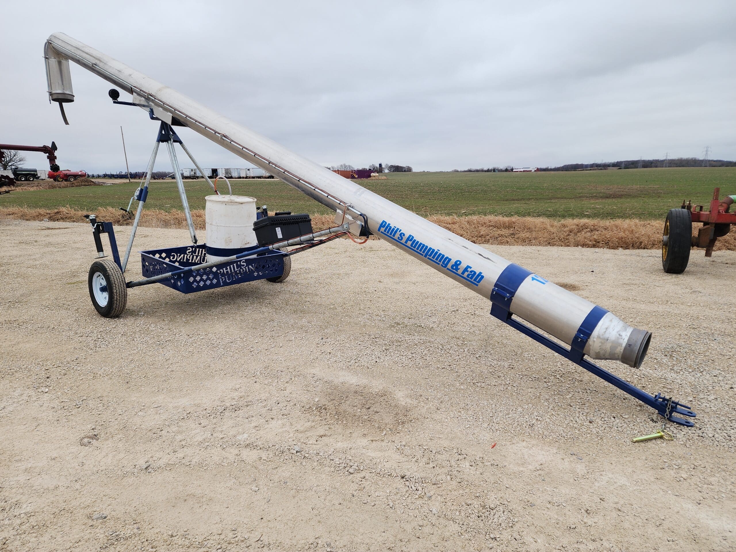 12″ Phil’s Load Stand w.Basket, Foam Injection, Wheel Jacks & Lights ...