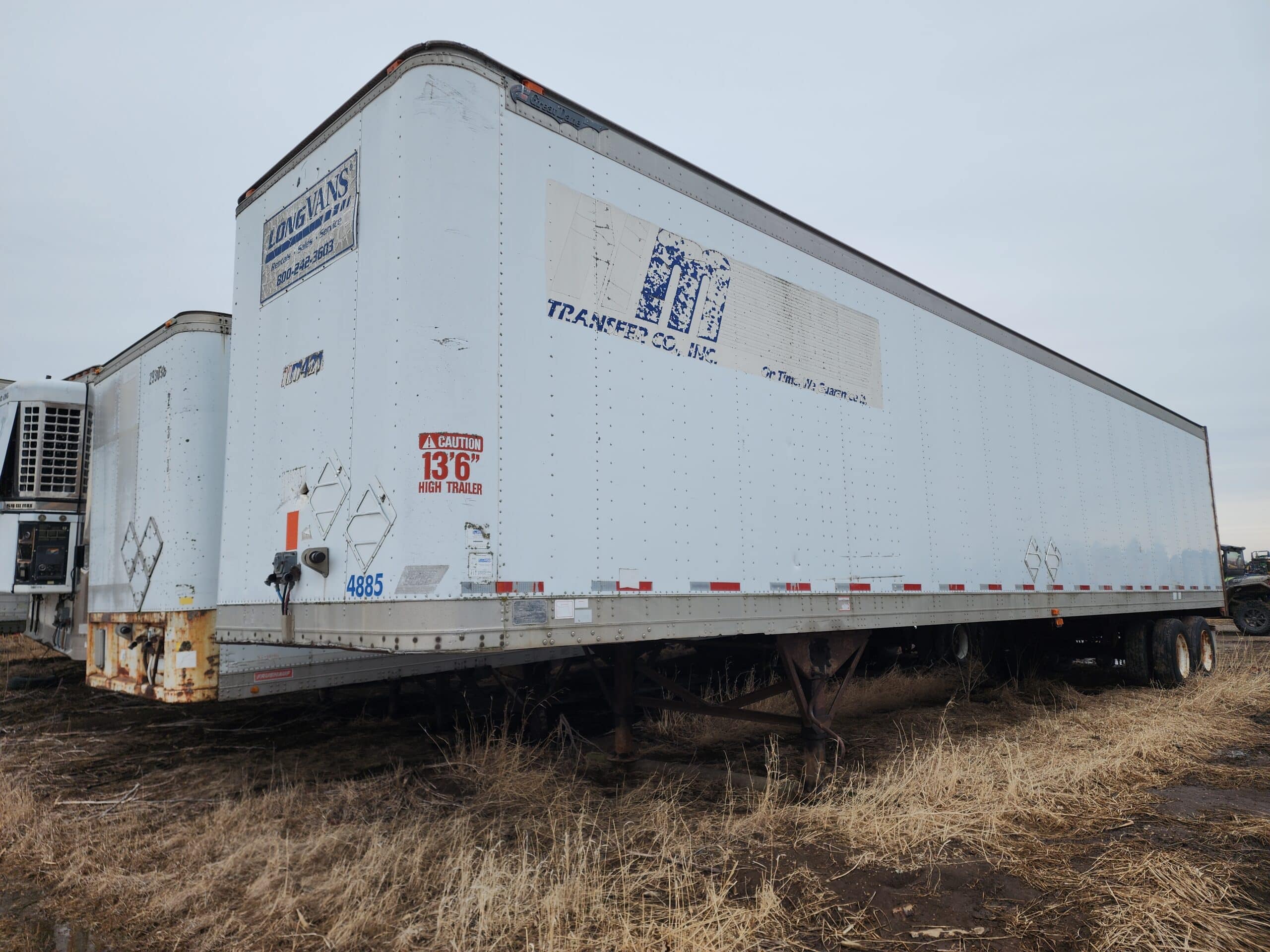 Used Van Trailers 53ft 48ft & More | 48 Ft Swing Door Dry Van